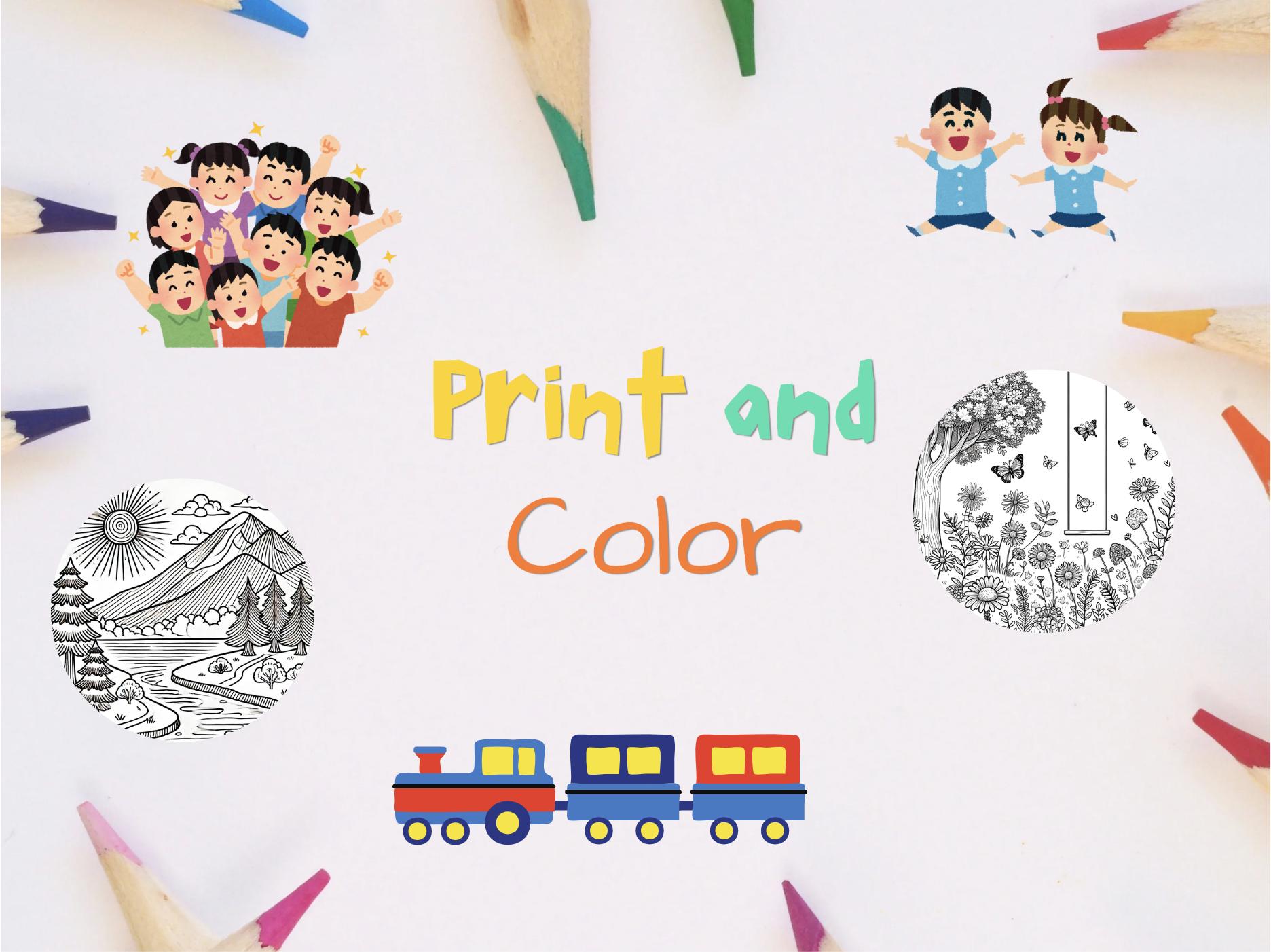 Nature Coloring Pages for Kids - Fun & Educational Nature-themed ...