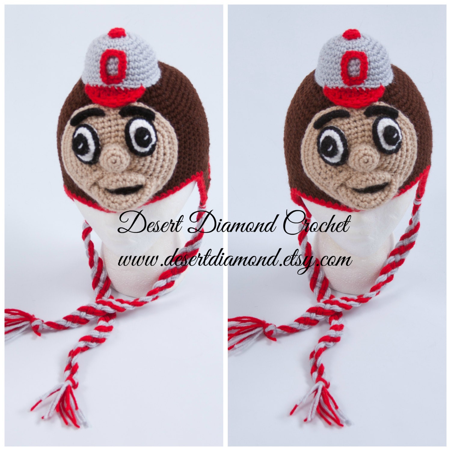 Crochet Pattern 108 Brutus the Ohio State University Buckeye - Etsy