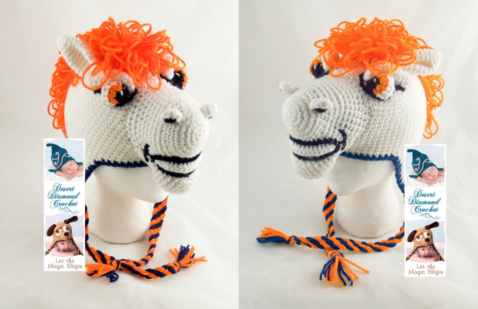 Crochet Pattern 091 Bronco Earflap Beanie Hat All Sizes - Etsy