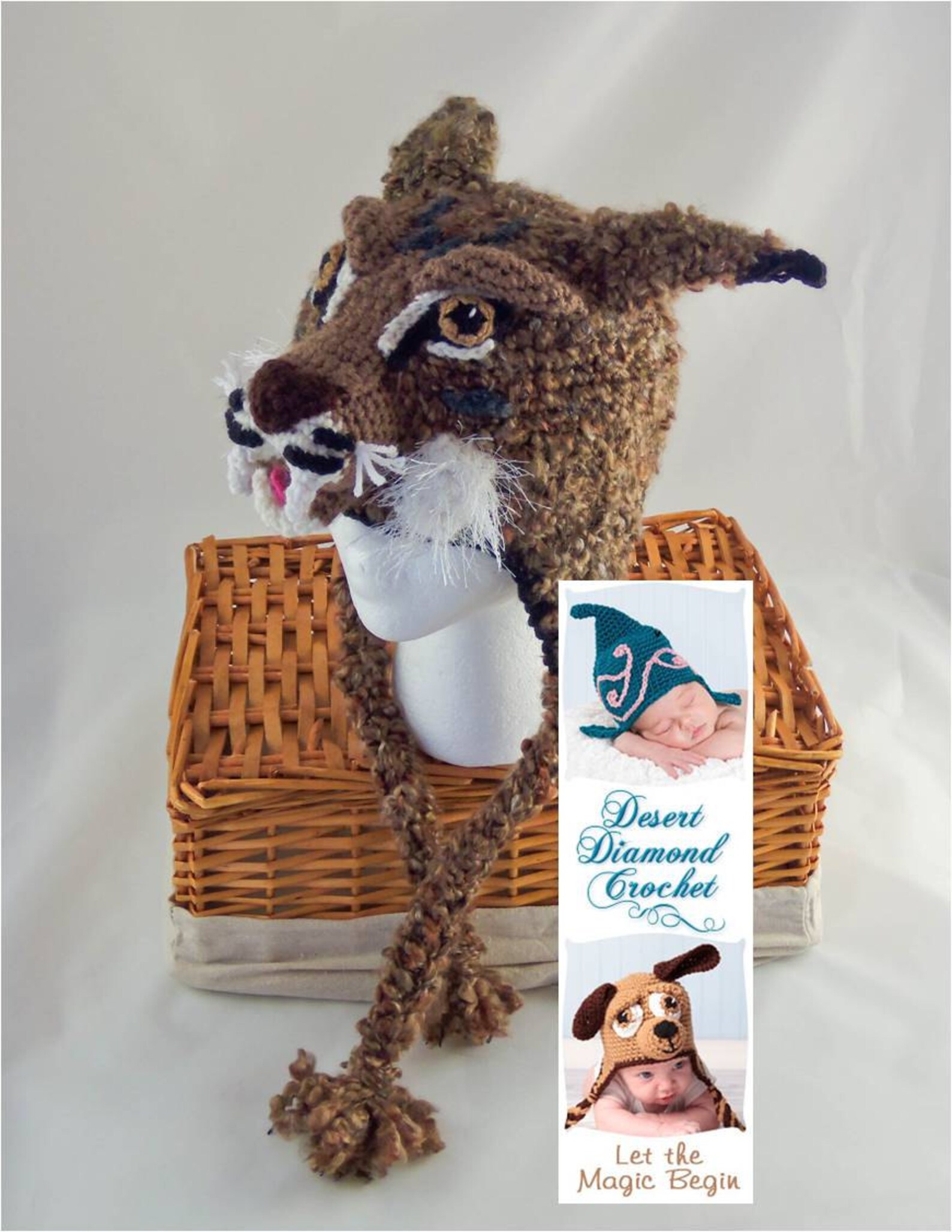 Crochet Pattern 084 Bobcat Earflap Beanie Hat All Sizes - Etsy