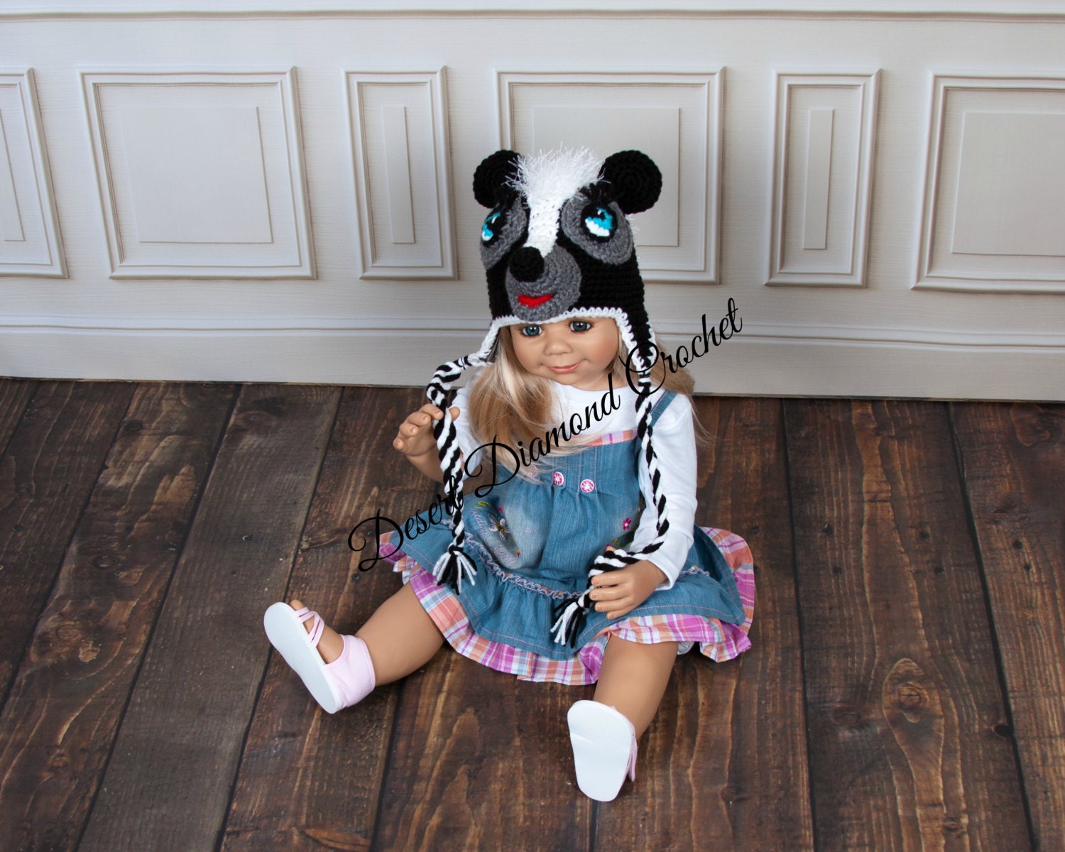 Crochet Pattern 101 - Lil Stinker Skunk Beanie Hat - All Sizes - Etsy