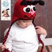 Crochet Pattern 053 Valentine Love Bug Earflap Hat All - Etsy