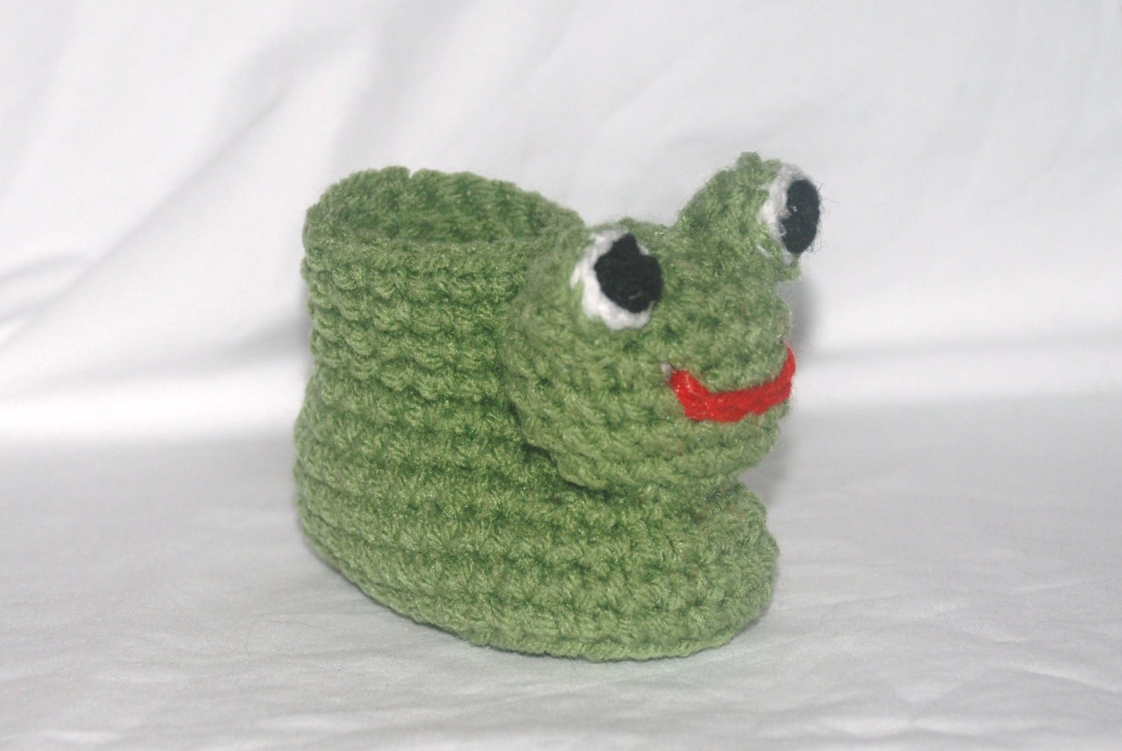 Crochet Pattern 017 - Frog Baby Booties - 3 Sizes - Etsy