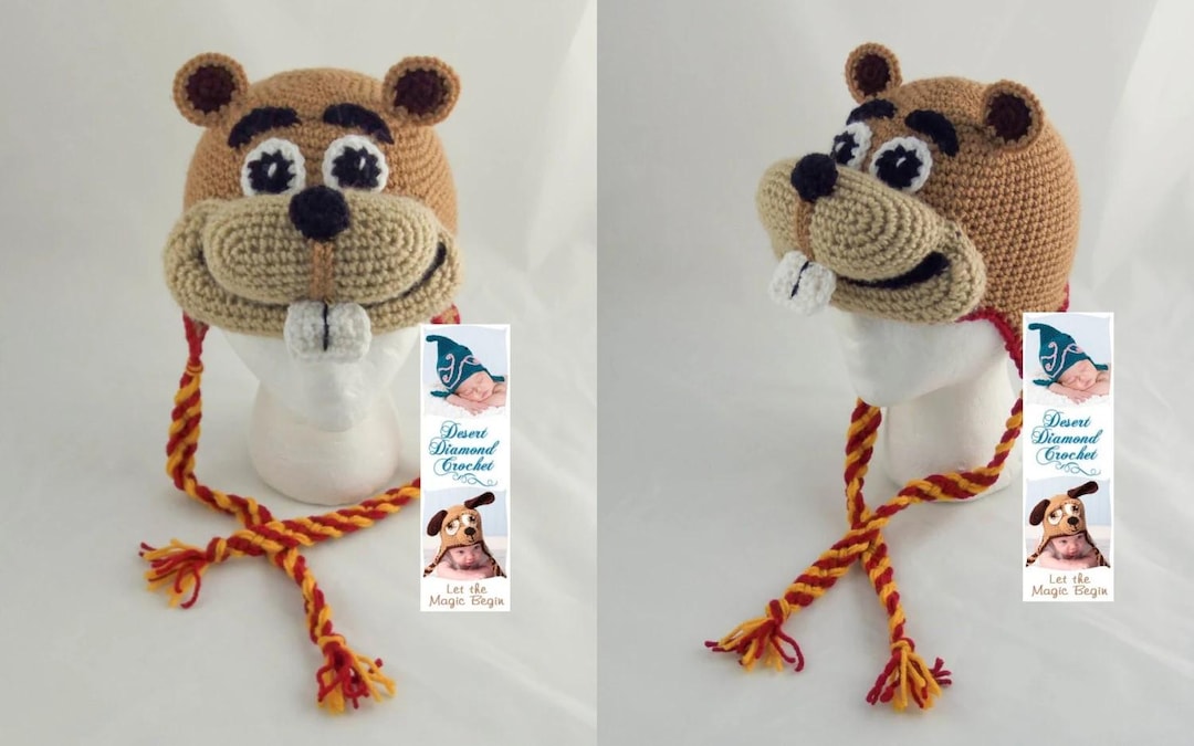 Crochet Pattern 092 - Minnesota Gopher Hat - All Sizes - Etsy