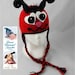 Crochet Pattern 053 - Valentine Love Bug Earflap Hat - All Sizes - Etsy