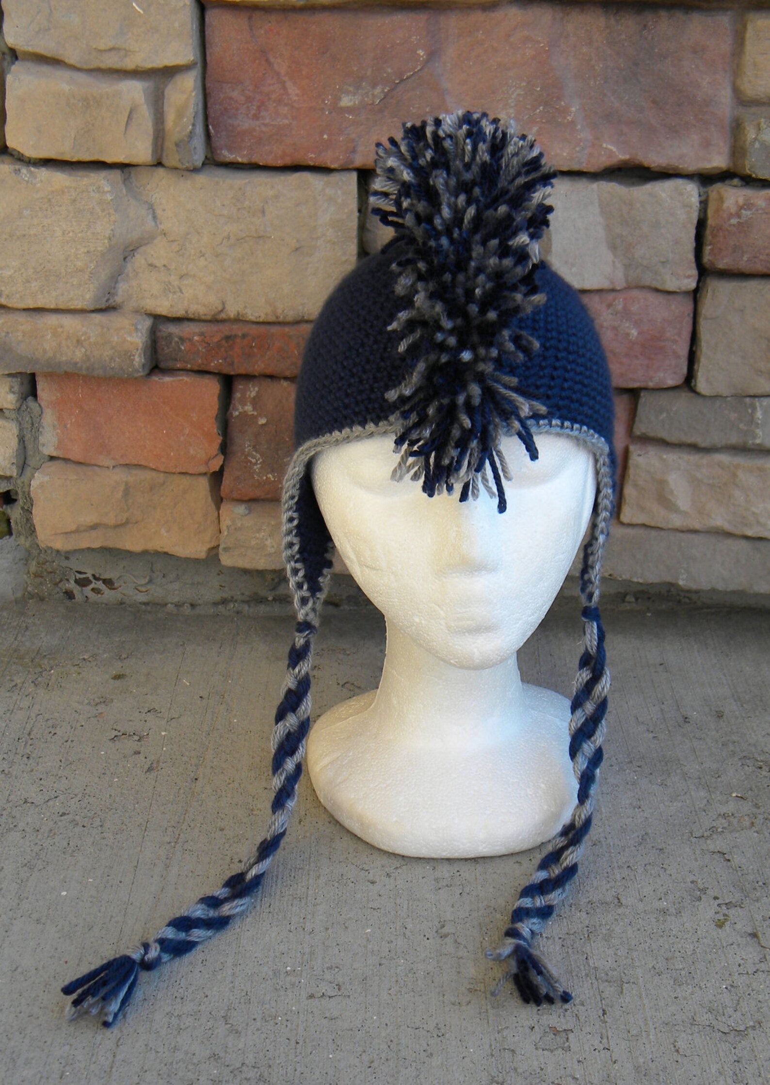 Crochet Pattern 029 Mohawk Earflap Beanie Hat All Sizes - Etsy