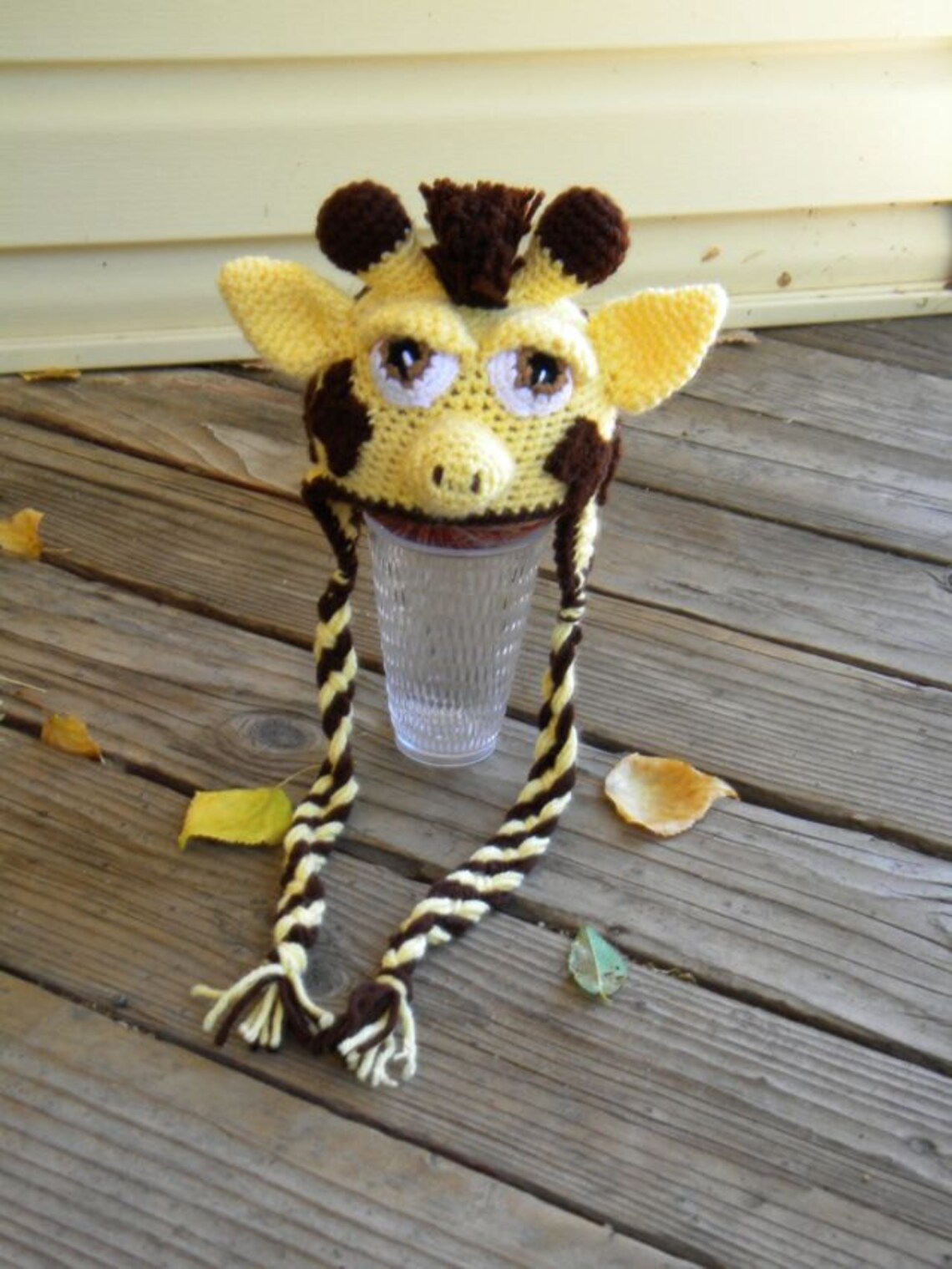 Crochet Pattern 025 - Giraffe Earflap Hat - All Sizes - Etsy