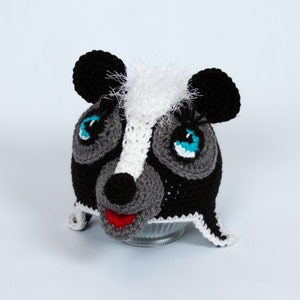 Crochet Pattern 101 - Lil Stinker Skunk Beanie Hat - All Sizes - Etsy