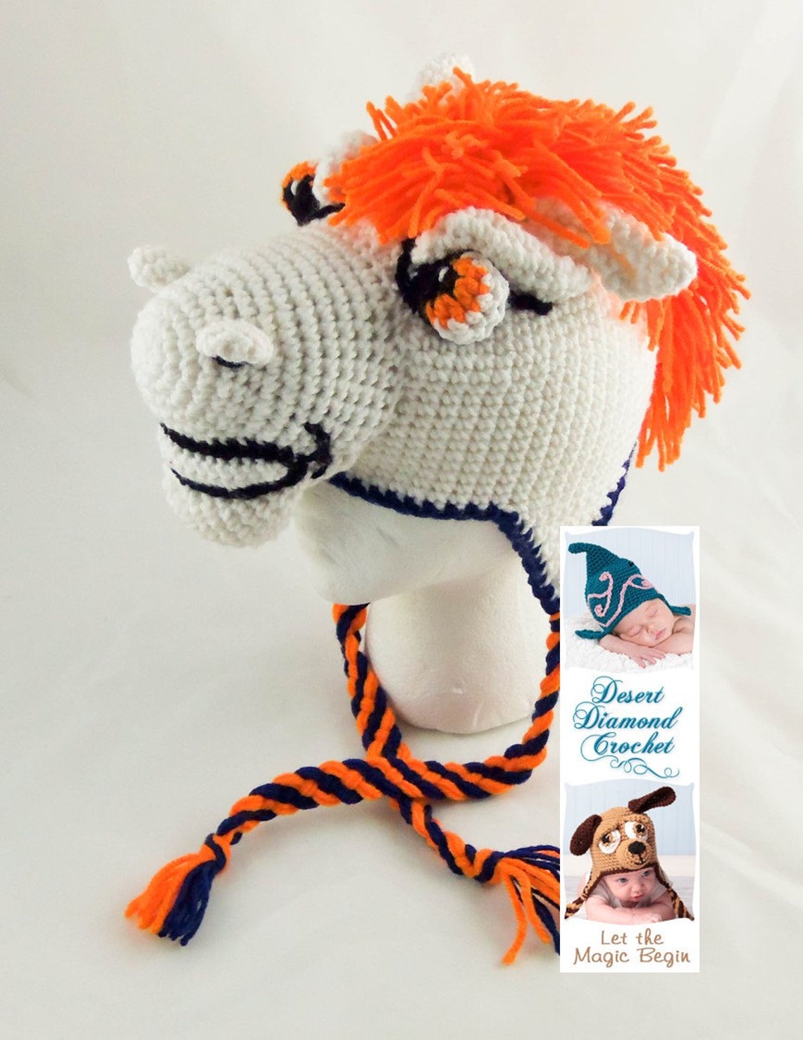 Crochet Pattern 091 Bronco Earflap Beanie Hat All Sizes - Etsy