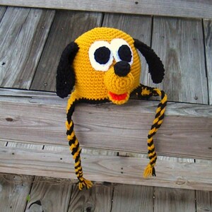 Crochet Pattern 007 - Puppy Earflap Beanie Hat - All Sizes - Etsy
