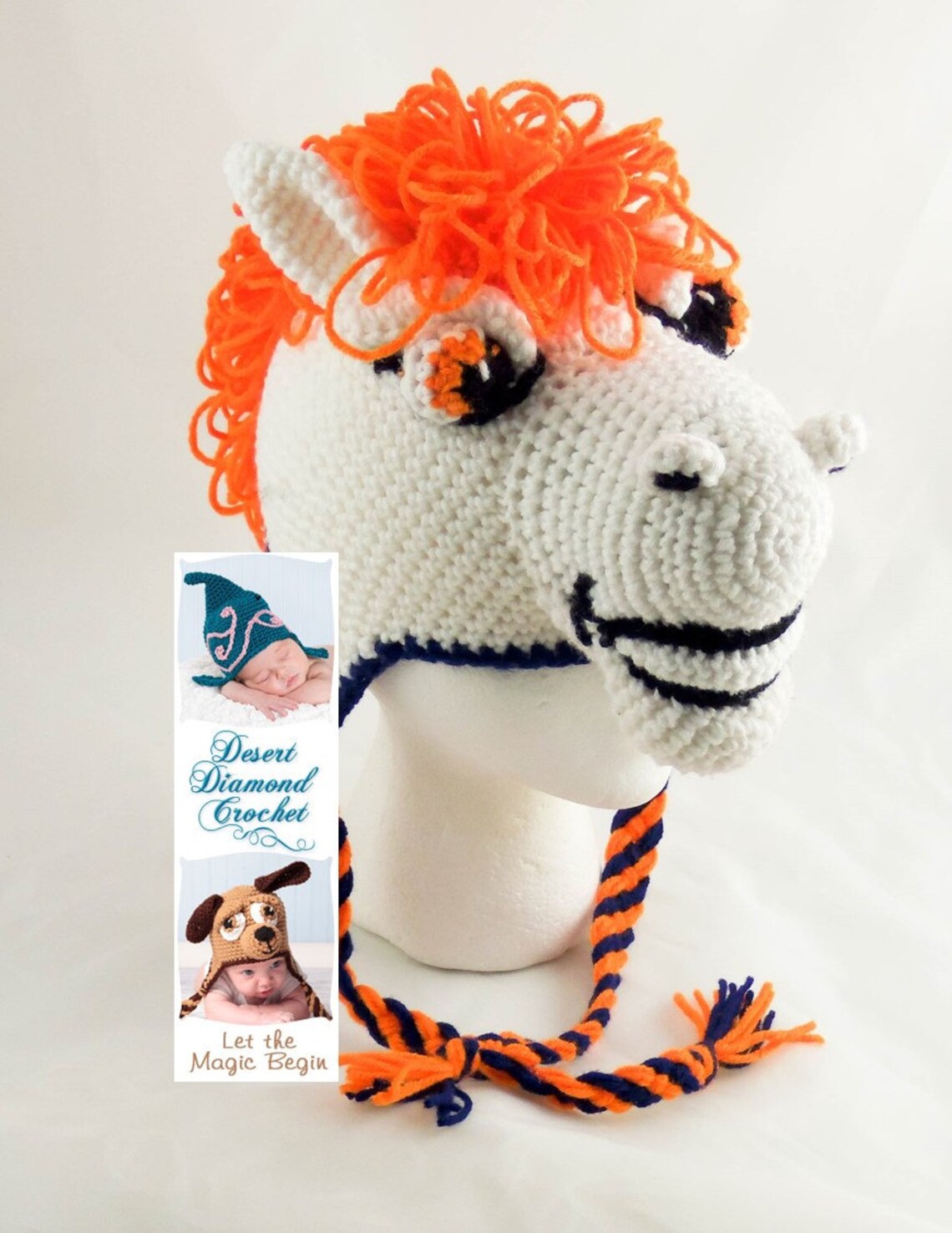 Crochet Pattern 091 - Bronco Earflap Beanie Hat - All Sizes - Etsy