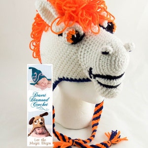 Crochet Pattern 091 - Bronco Earflap Beanie Hat - All Sizes - Etsy