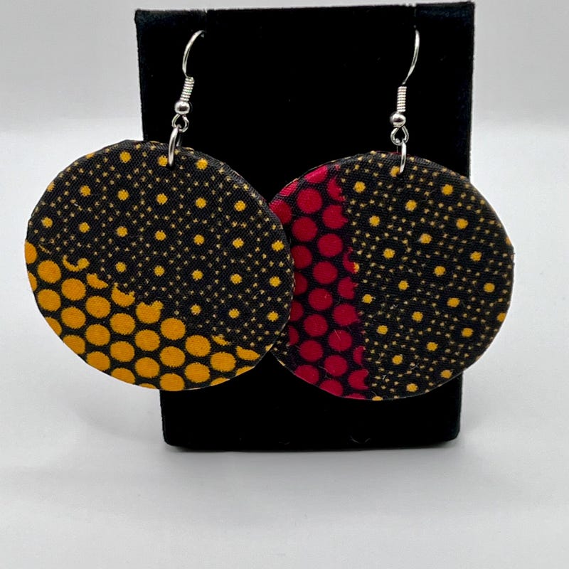 Ankara Earrings - Etsy
