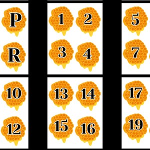 Bumblebee Alphabet Number Color Bundle - Etsy