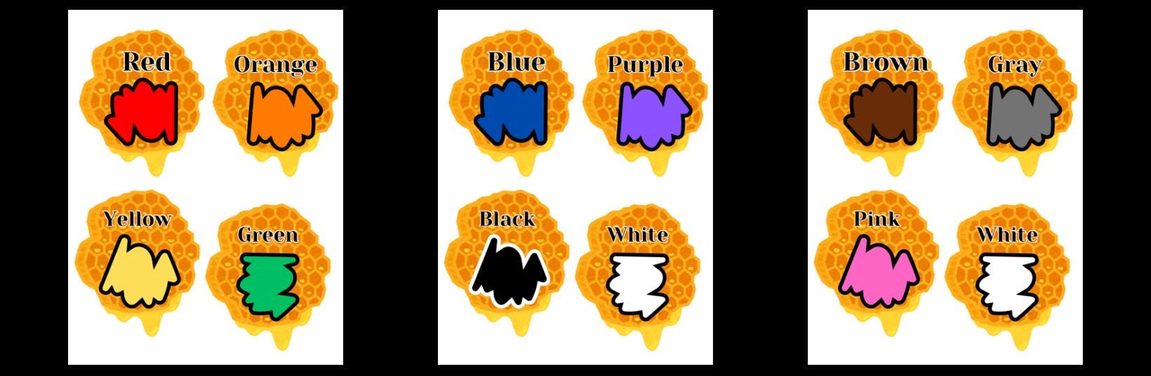 Bumblebee Alphabet Number Color Bundle - Etsy