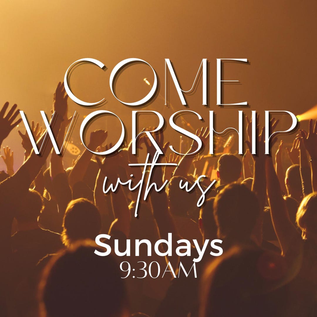 Church Invitation Template - Etsy