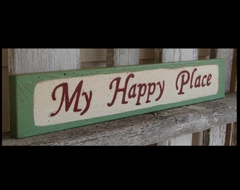 This is My Happy Place Metal Sign - Etsy