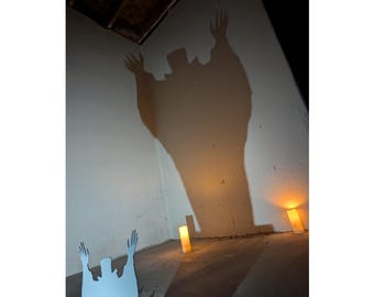 Shadow Man Shadow Art - Life Size Halloween Shadow Art - Etsy