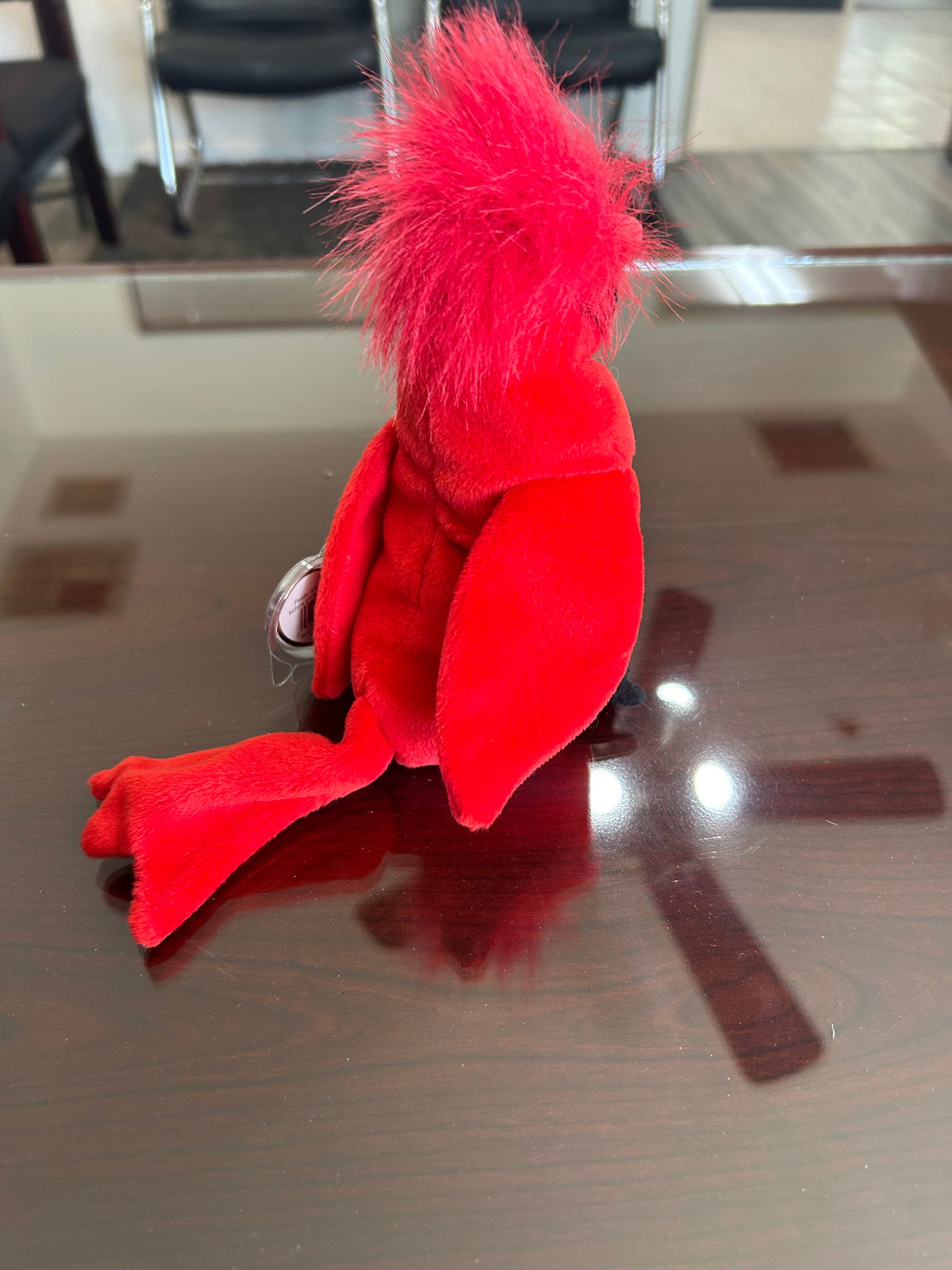 Rare Find, Mac the Cardinal TY Beanie Baby - Etsy