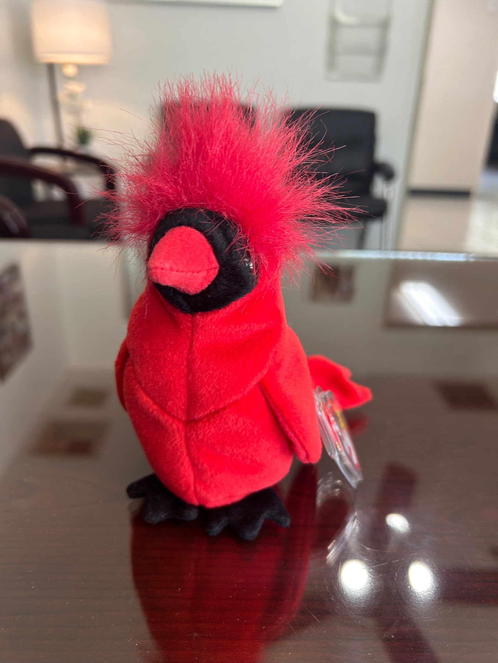 Rare Find, Mac the Cardinal TY Beanie Baby - Etsy