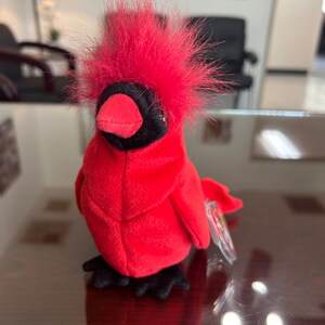 Rare Find, Mac the Cardinal TY Beanie Baby - Etsy