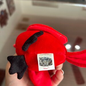 Rare Find, Mac the Cardinal TY Beanie Baby - Etsy