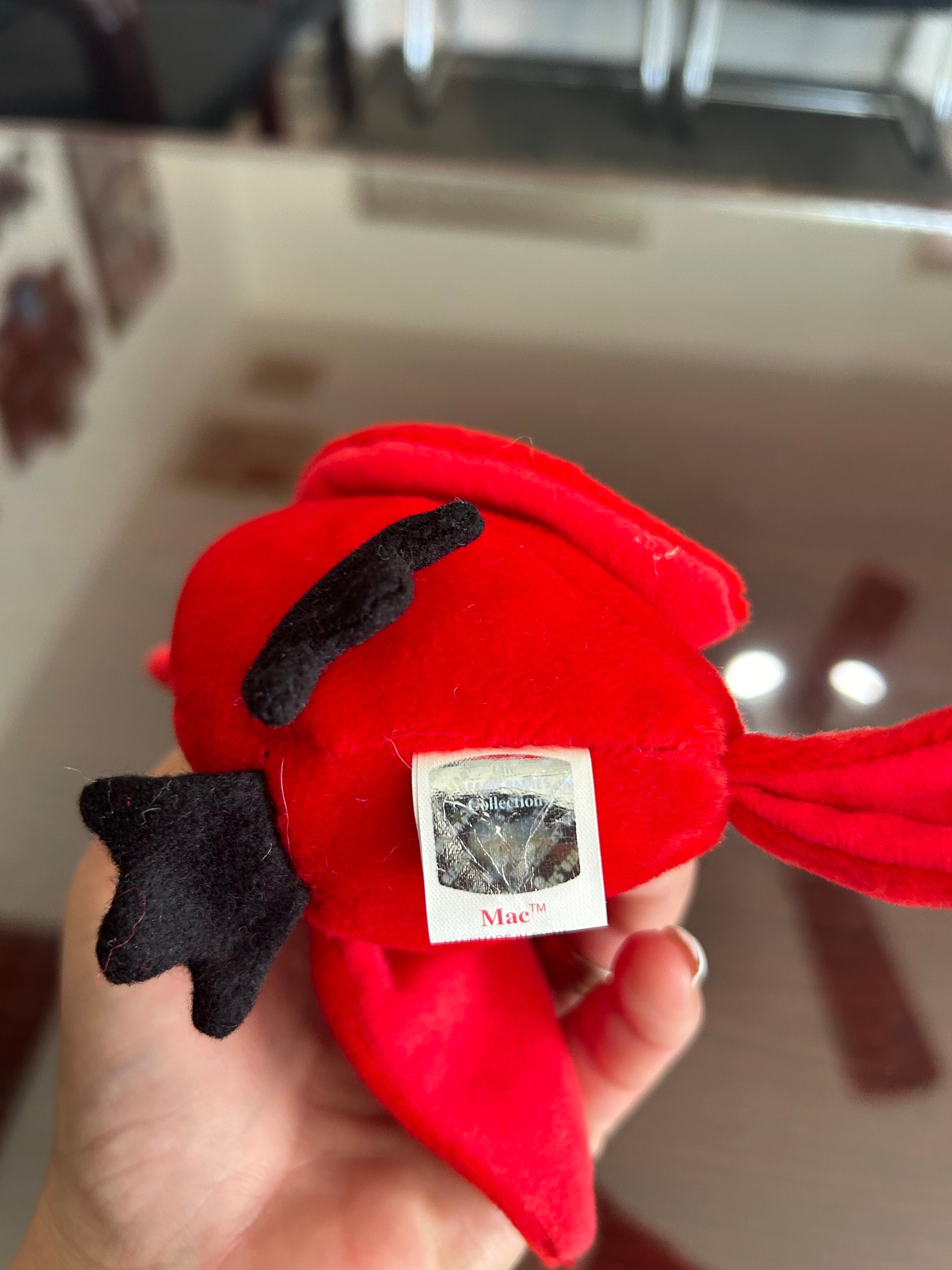 Rare Find, Mac the Cardinal TY Beanie Baby - Etsy