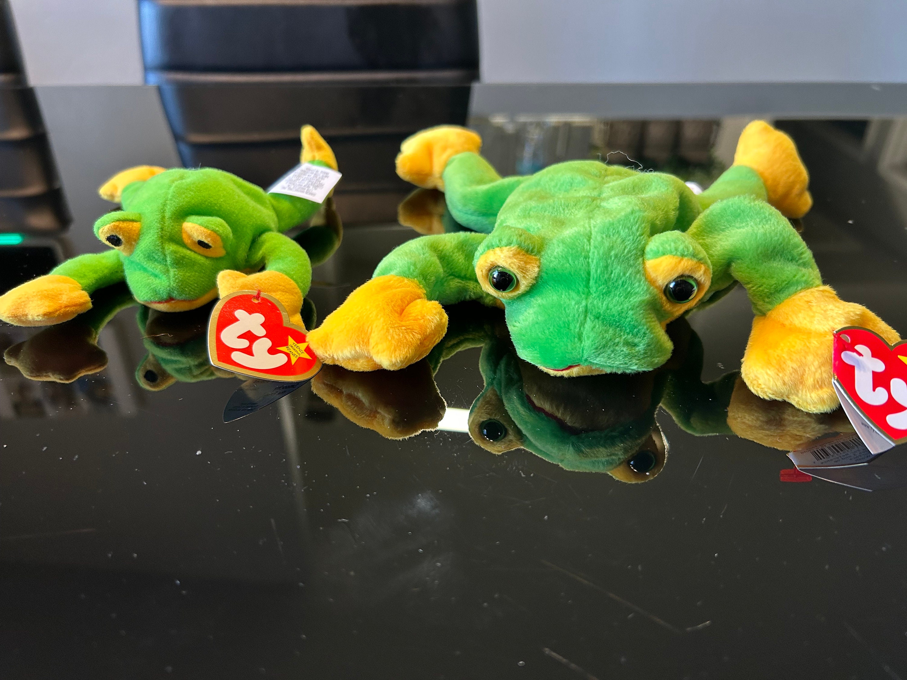 Smoochy TY Frog, Beanie Baby, Rare DOB Oct 1, 1997 - Etsy