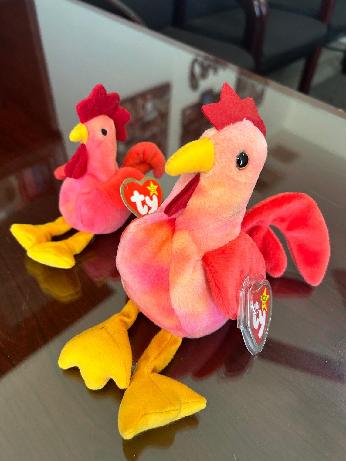 COLLECTIBLE Ty Beanie Baby Strut the Rooster 1996 Rare- RETIRED ...