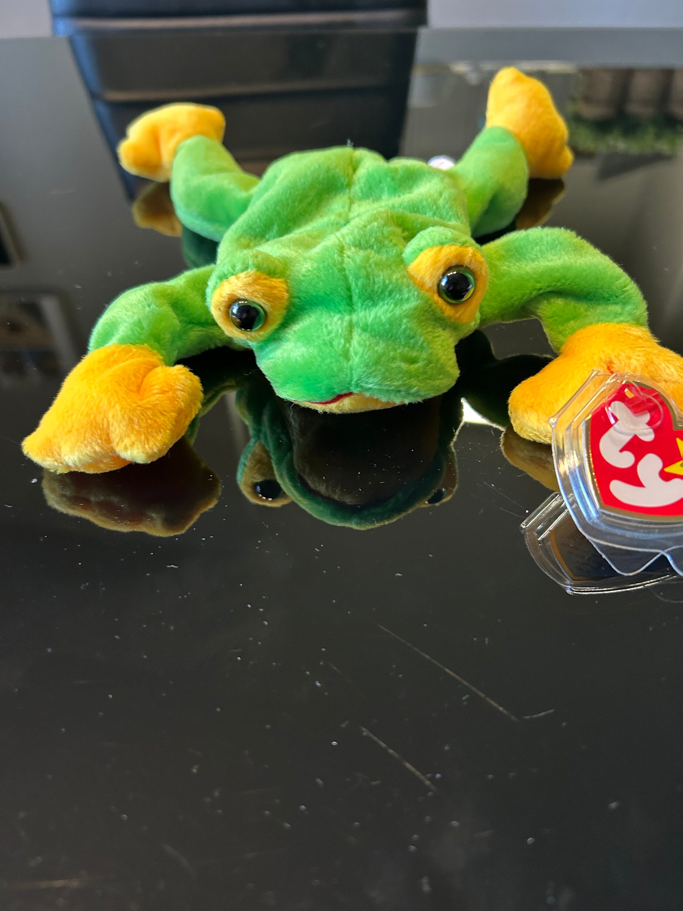 Smoochy TY Frog, Beanie Baby, Rare DOB Oct 1, 1997 - Etsy