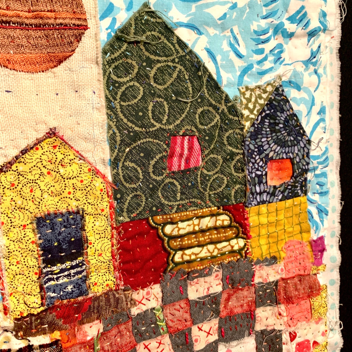 Woven Ground Village Wall-hanging - Etsy