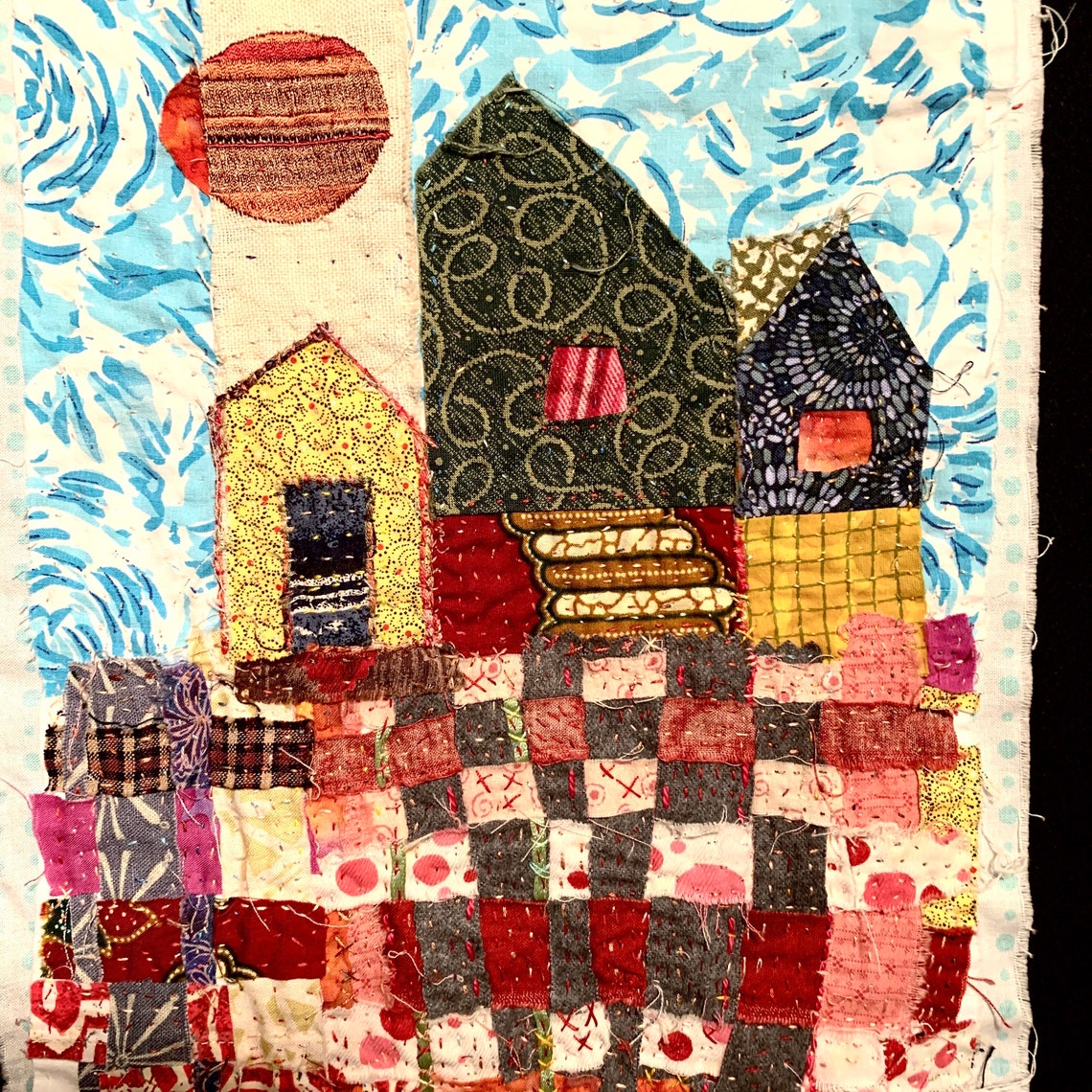 Woven Ground Village Wall-hanging - Etsy