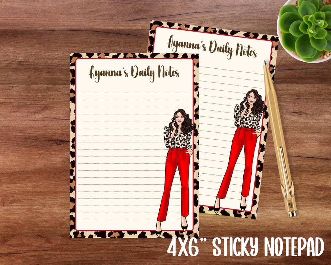 Personalized Office Post-it® Note Pads, Custom Sticky Notepads,desk ...