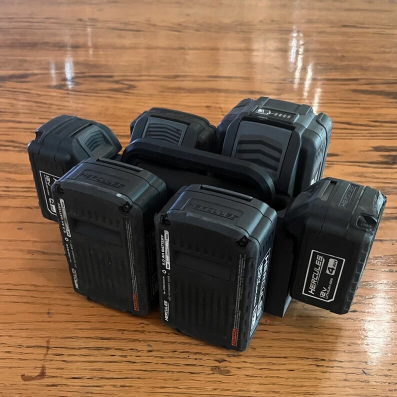 20/12V Hercules Battery Caddy for up to 6 Batteries - Etsy