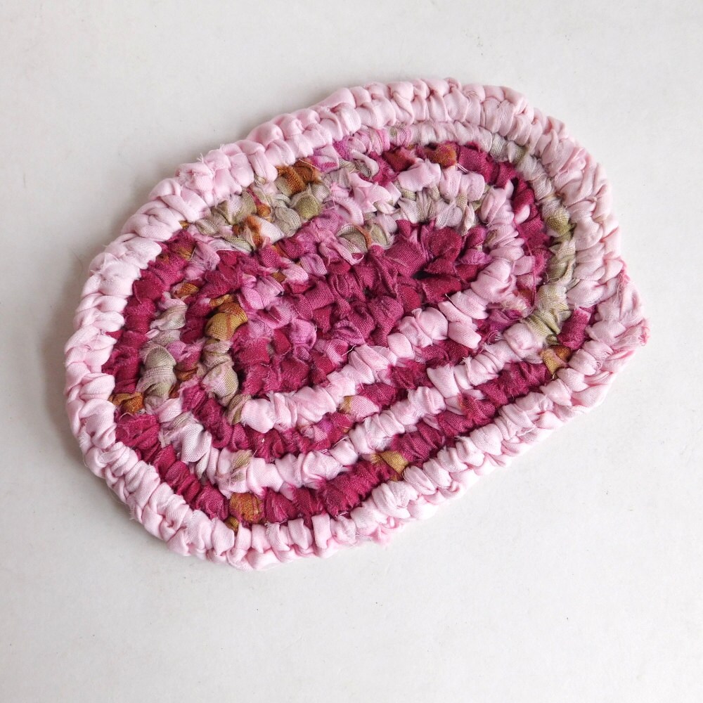 Handmade Miniature Amish Knot Toothbrush Rug - Dollhouse Rug Recycled ...