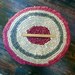 Handmade Amish Knot Toothbrush Rug - Recycled Crochet Rag Rug - 26" X ...