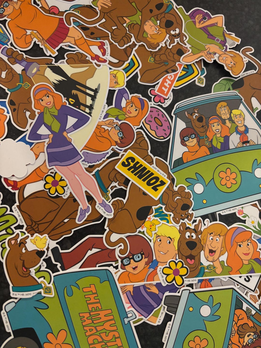 20 Scooby Doo Stickers Decals CN Scooby Doo Mystery Machine Shaggy - Etsy