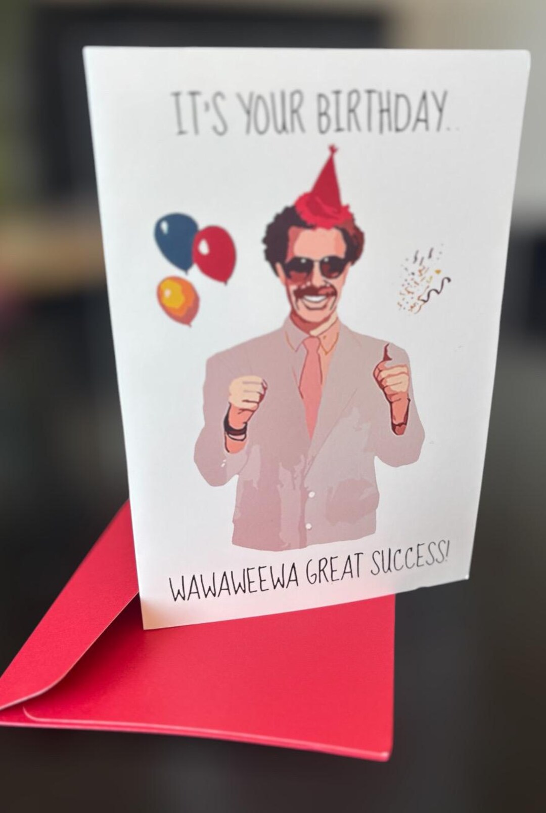 Borat Birthday Card | Humorous Birthday Card | Birthday Card | Very ...