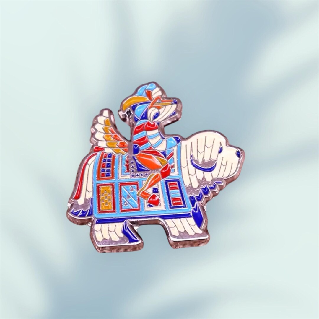 Labyrinth Sir Didymus Ambrose 1989 Goblin King Pin Badge Cute Fantasy ...