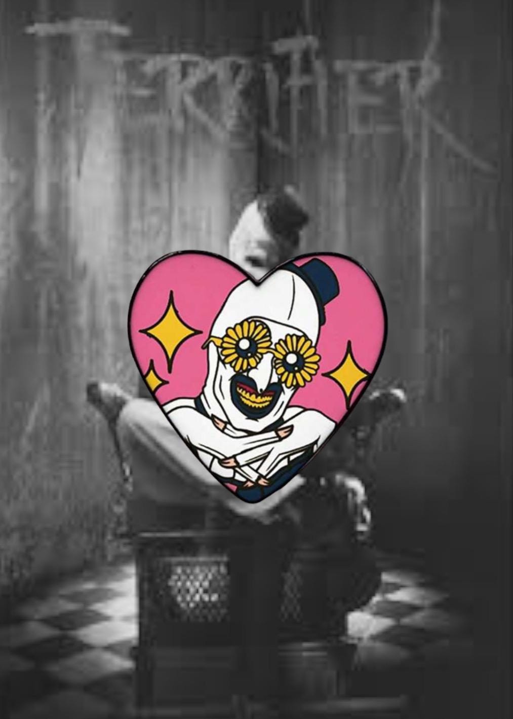 Art the Clown | Clown | Terrifier | Pin Badge | Horror Girl Fan | Cute ...