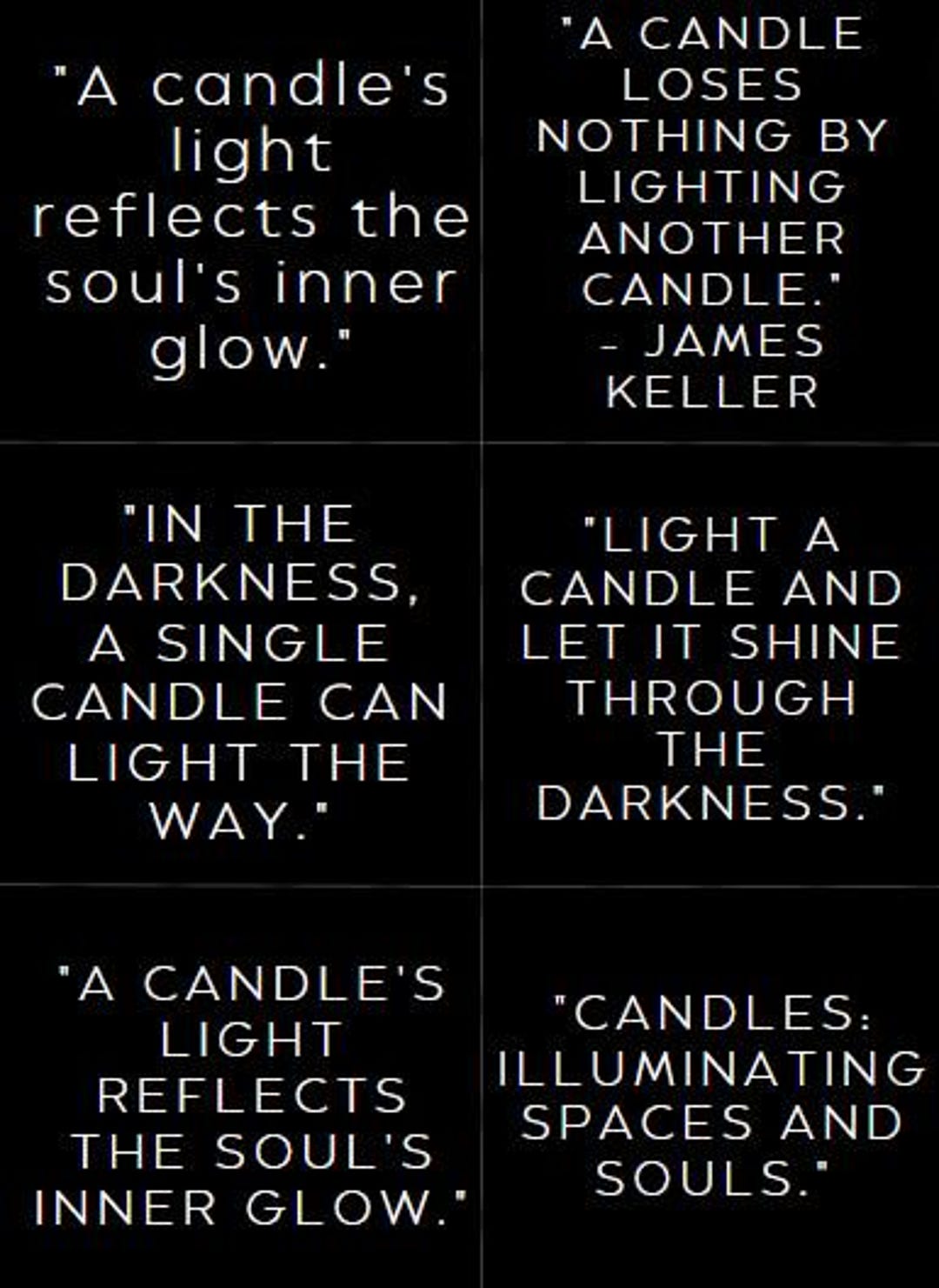 Cozy Candle Quotes - Digital Download for Home Decor and Inspirational ...