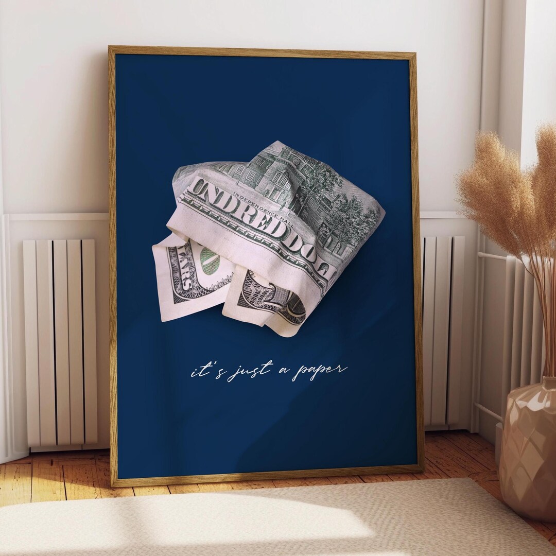 Old Money Aesthetic Printable Poster Dollar Bill Poster Money Print ...