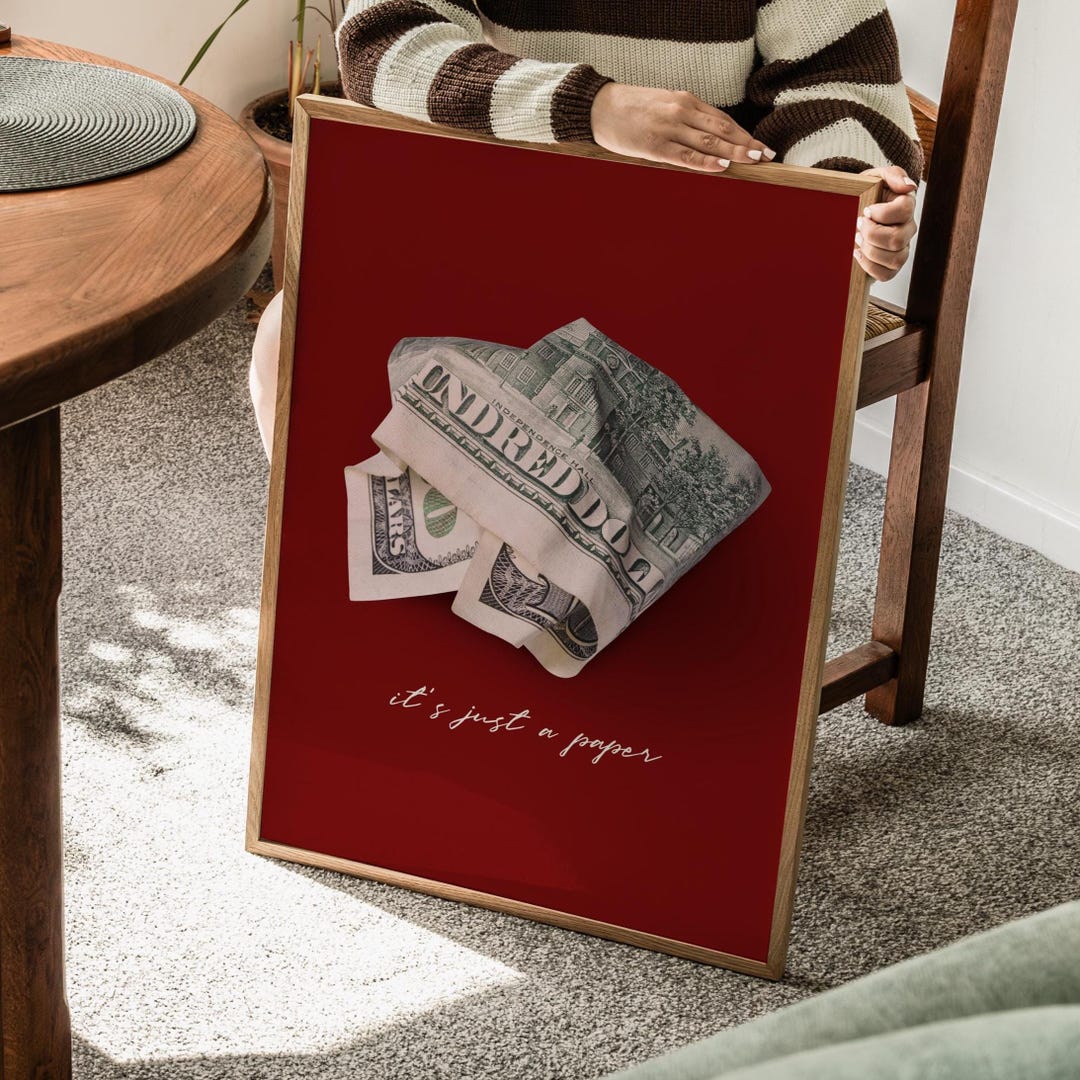 Old Money Aesthetic Printable Poster Dollar Bill Poster Money Print ...