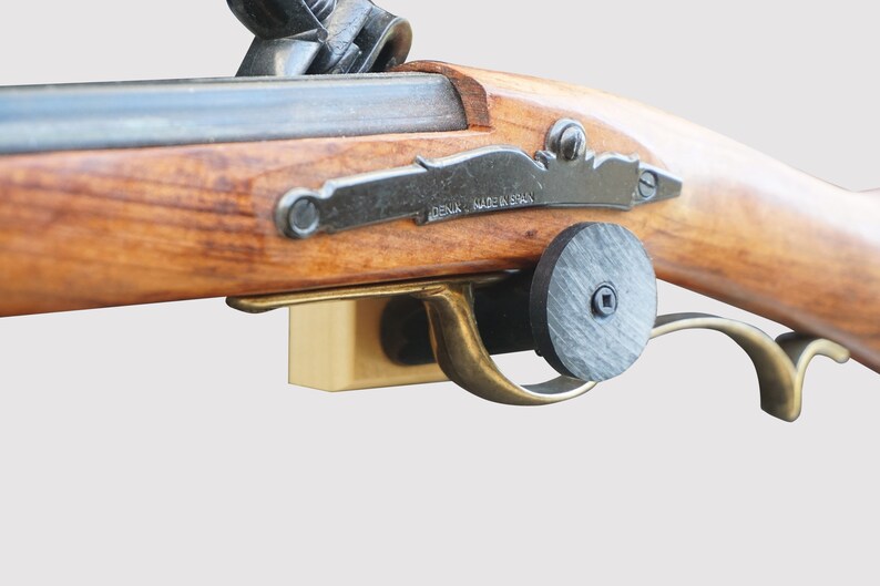 Horizontal Wall Mount for a Musket Rifle With A Security Bracket ...