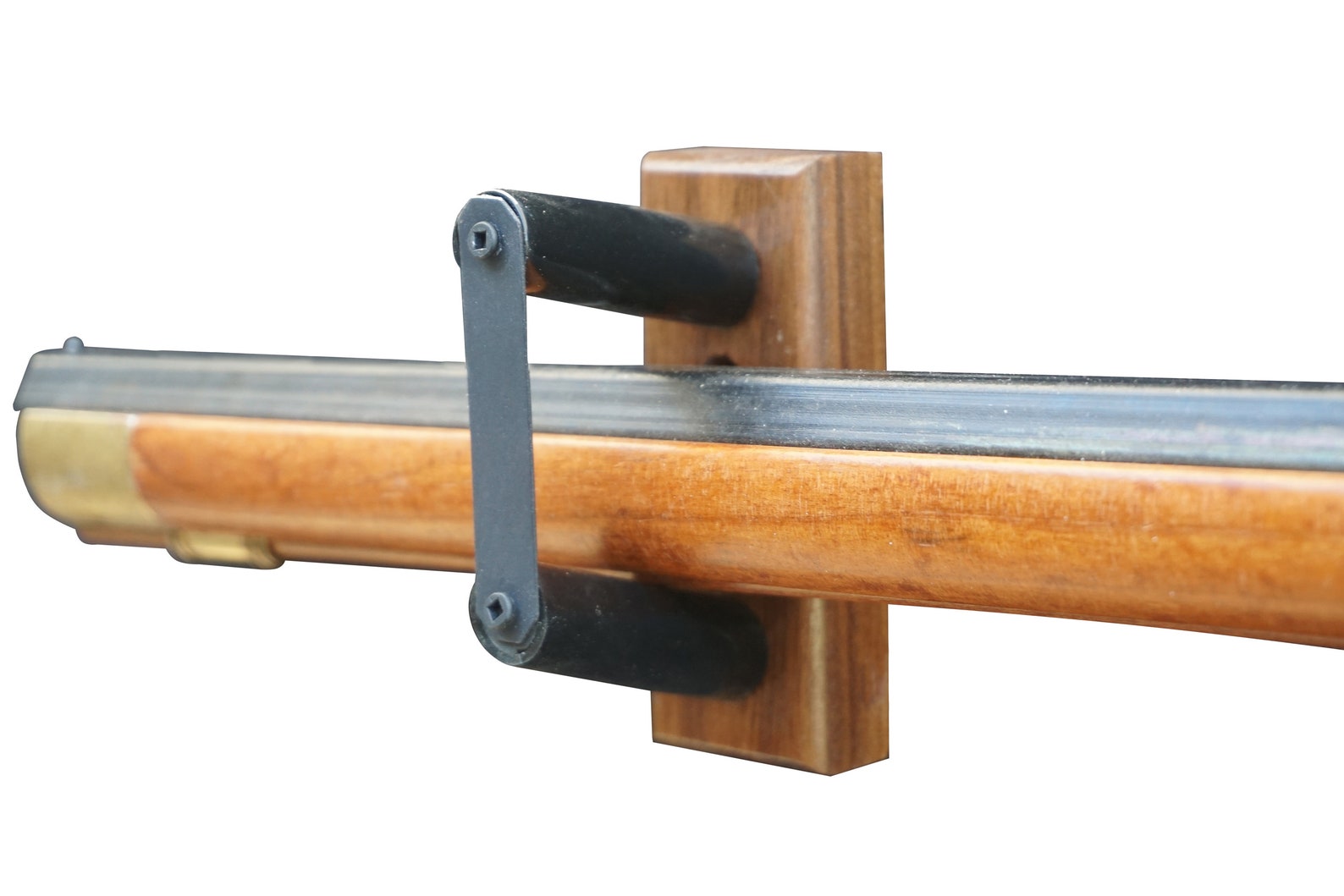 Horizontal Wall Mount for a Musket Rifle With A Security Bracket ...