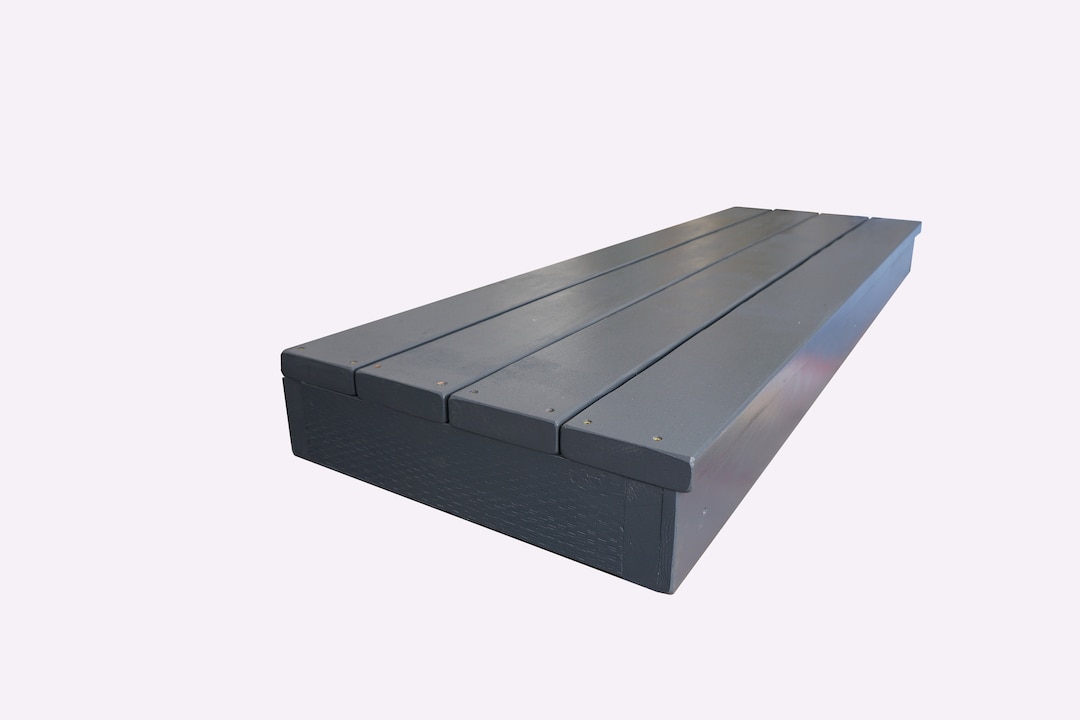 Outdoor Intermediate Step, All Grey, 70” Long, About 22 1/2” Wide, 6 ...