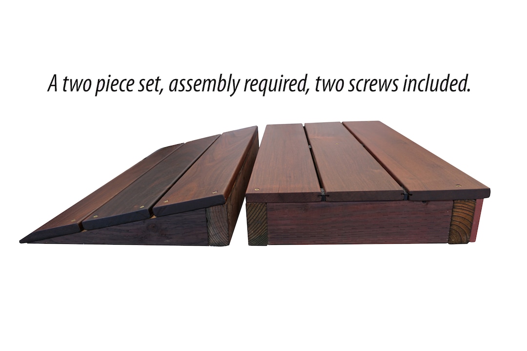 Outdoor Intermediate Wheelchair Ramp and Intermediate Step (made in the ...