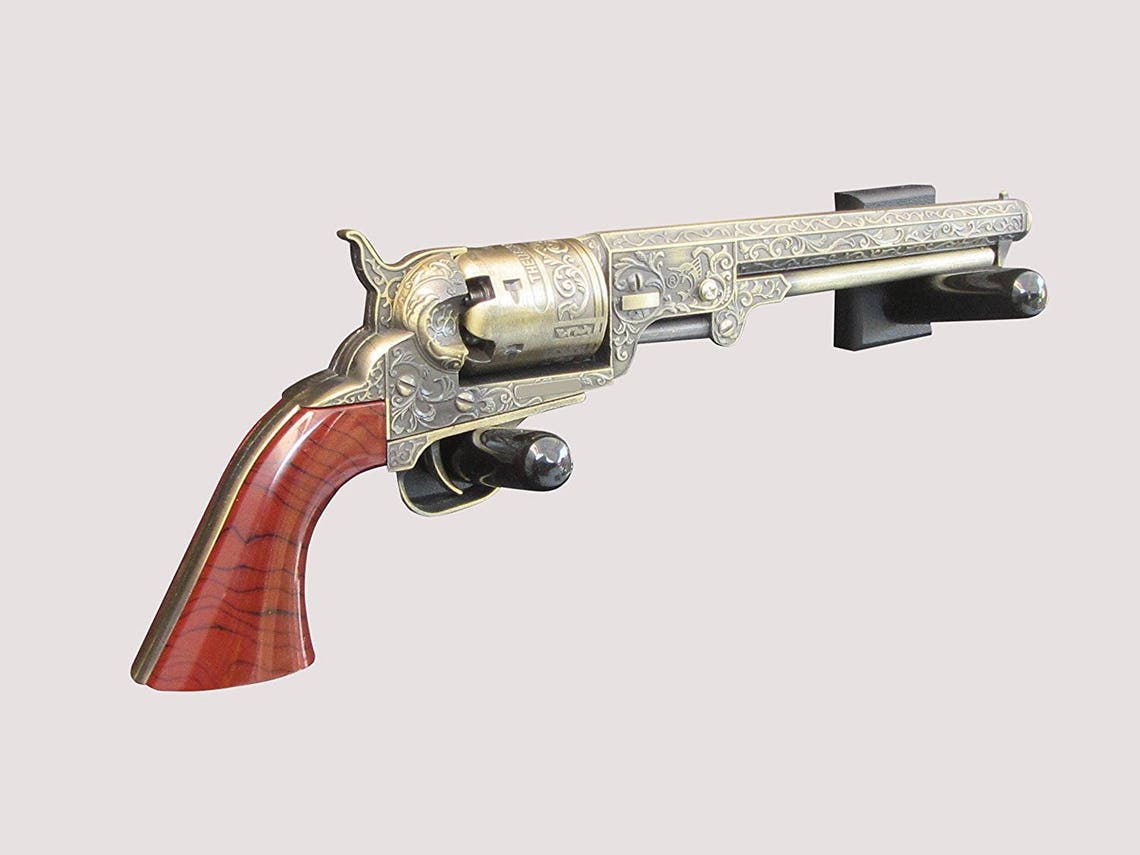 Horizontal Wall Mounts for a Civil War Revolver (made in the USA ...