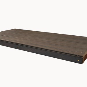 Outdoor Intermediate Door Step, Trex Outdoor Decking, Brown, 48" Long X ...