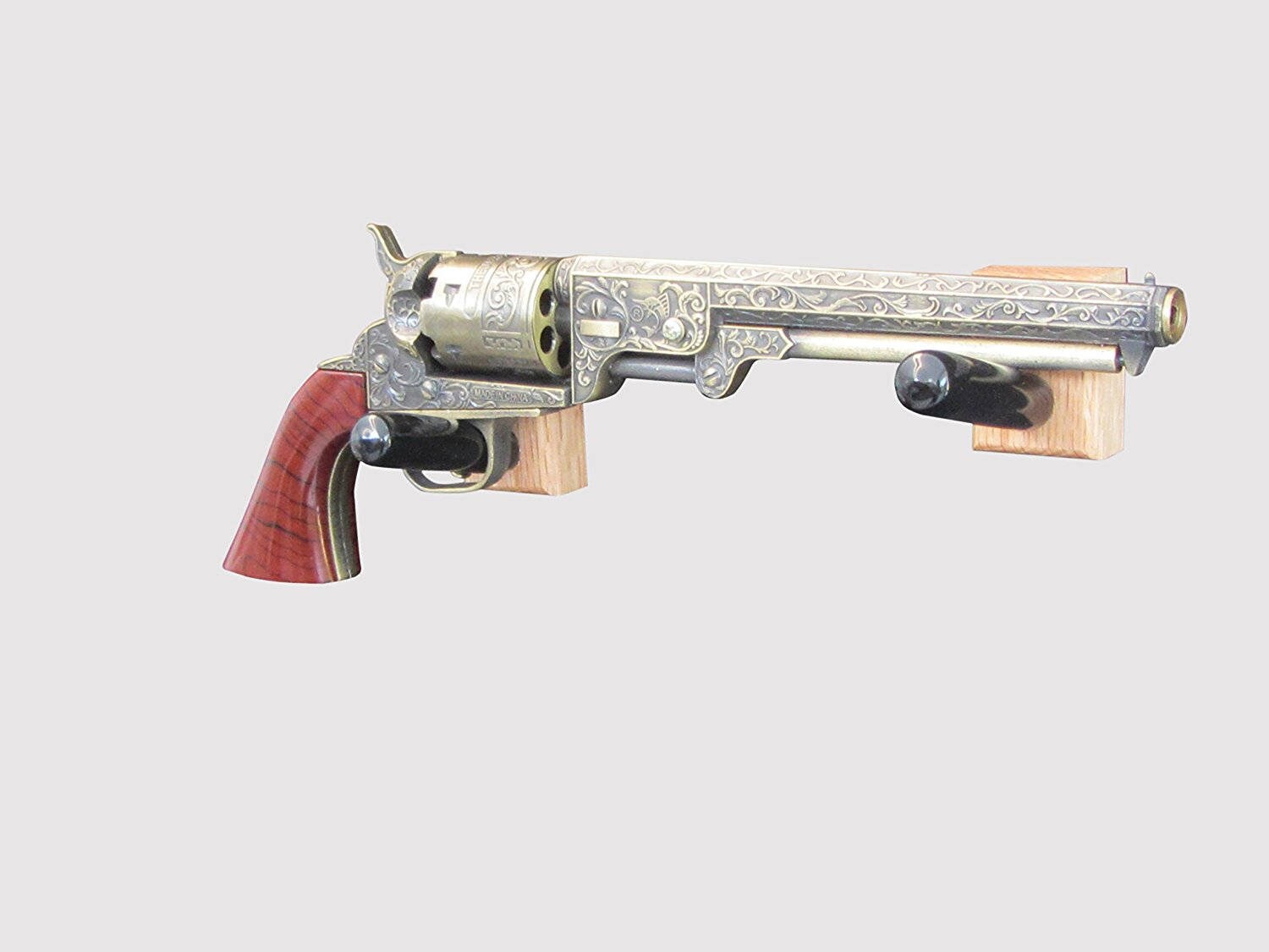 Horizontal Wall Mounts for a Civil War Revolver made in the USA oak - Etsy